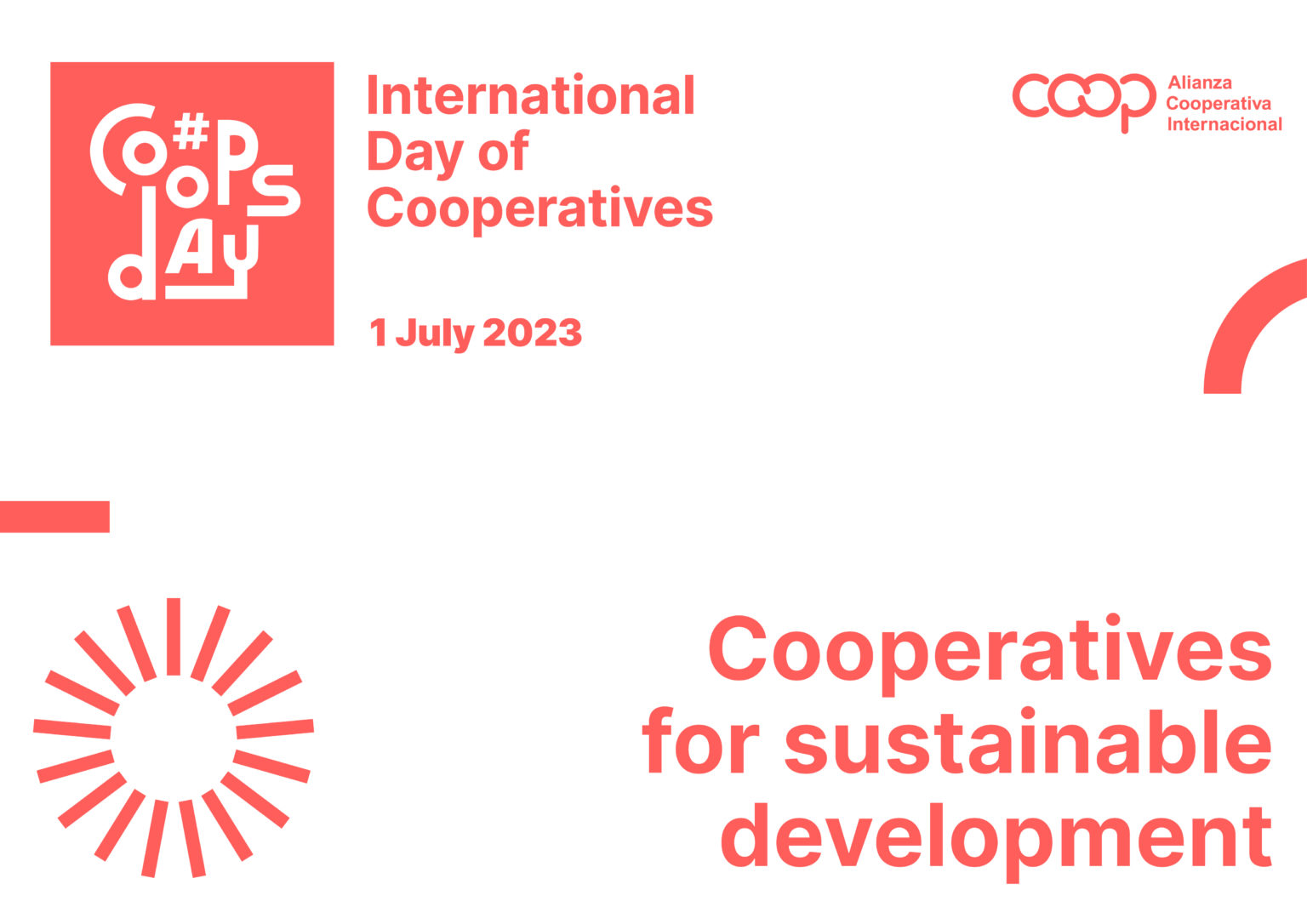 Coops Day | Cooperatives for sustainable development